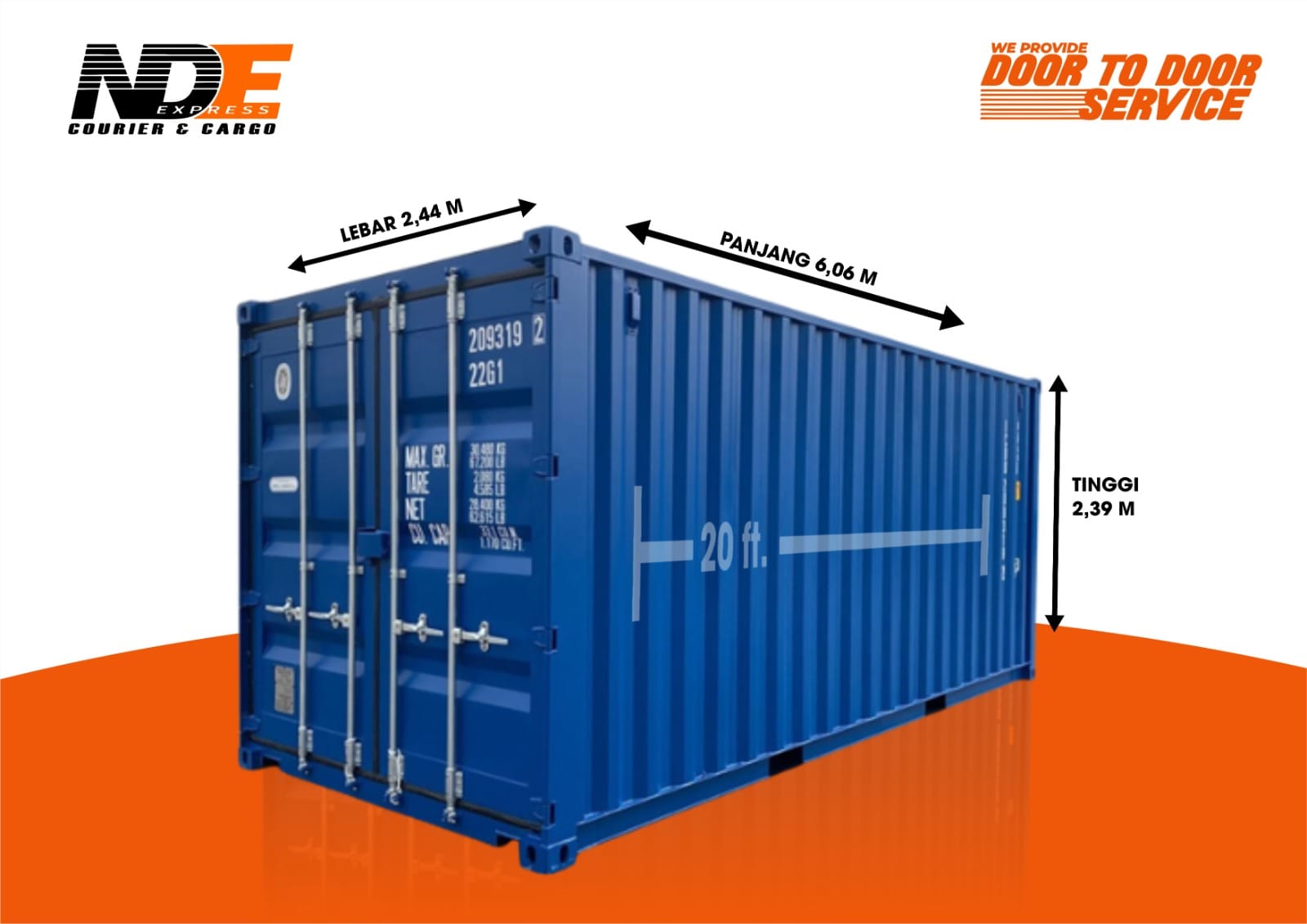 Ukuran Container 20 Feet: Lengkap dengan Dimensi Berat & Tinggi